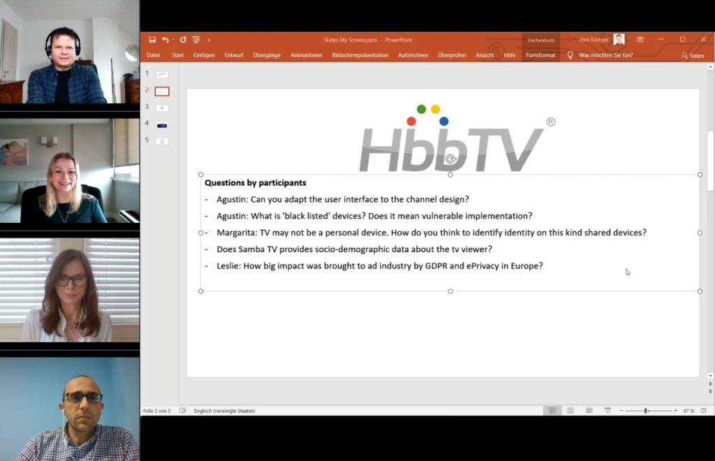 HbbTV in programmatic advertising and GDPR complianceHbbTV